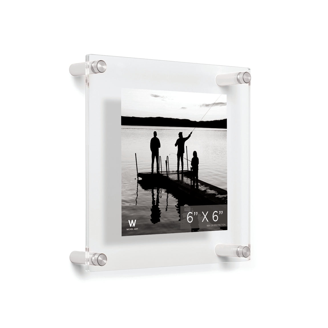 Modern UV-Grade Acrylic Floating Wall Frame – Wexel Art