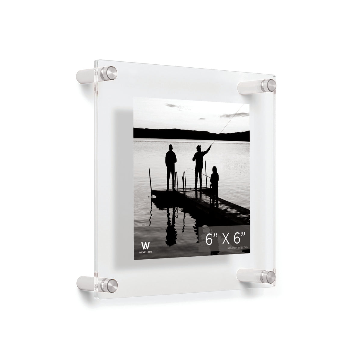 Modern UV-Grade Acrylic Floating Wall Frame – Wexel Art