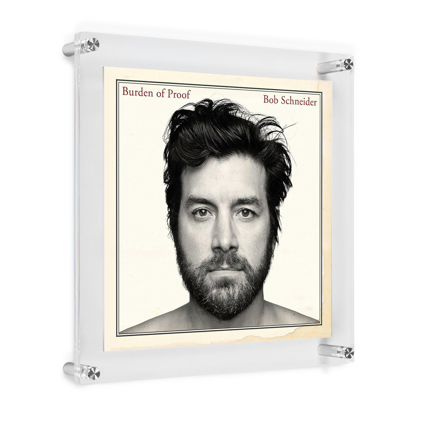 Record Album Frame with 12x12" Acrylic Mat (Album Cover or Vinyl ...