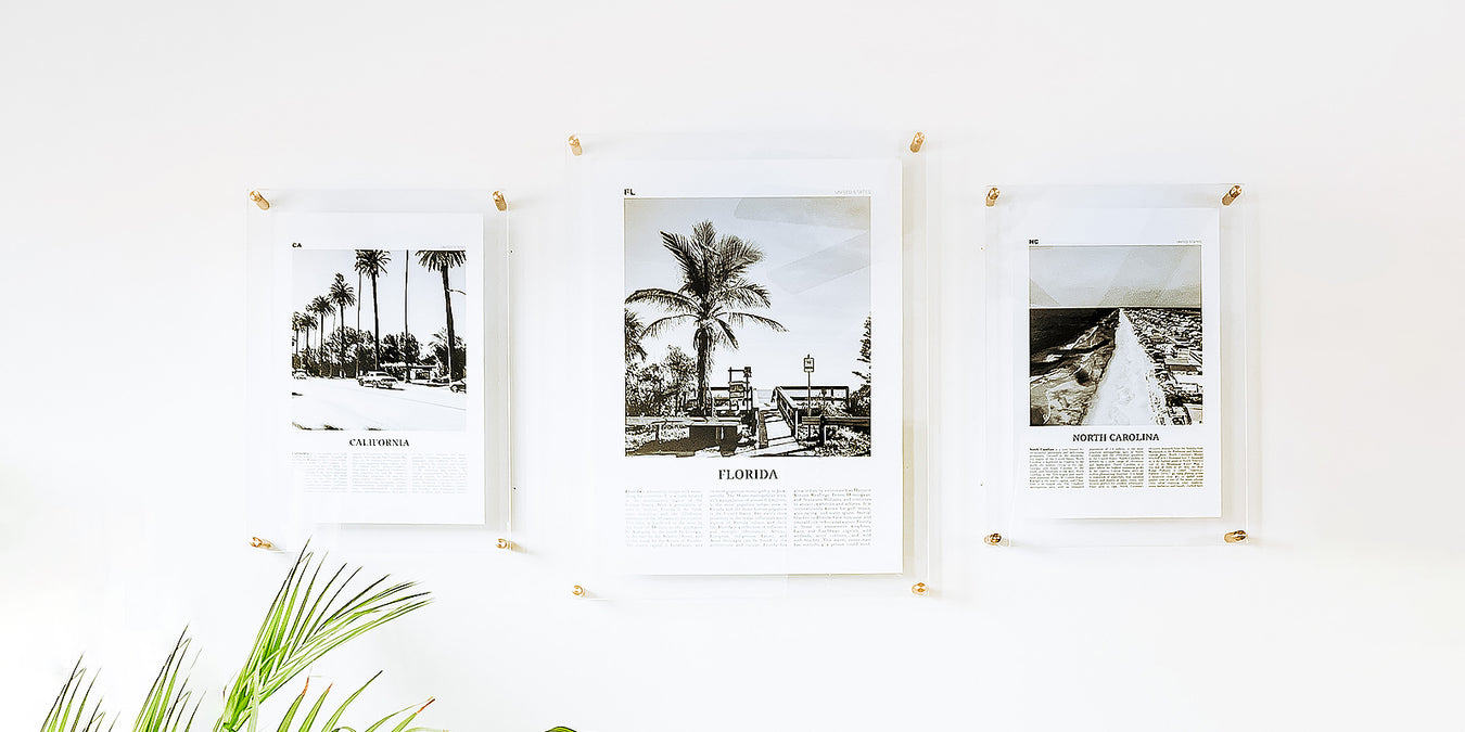 Changeable Art Display | Floating Picture Frame, Kids Frameless Frames ...