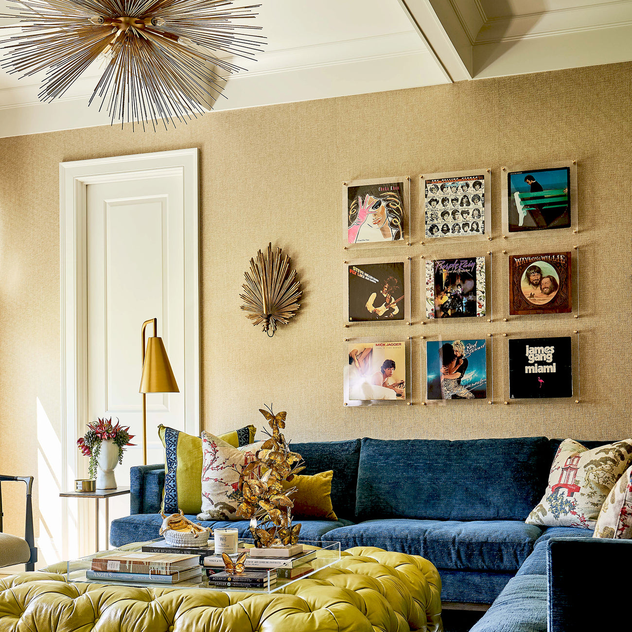 Record Album Frame with 12x12" Acrylic Mat (Album Cover or Vinyl ...