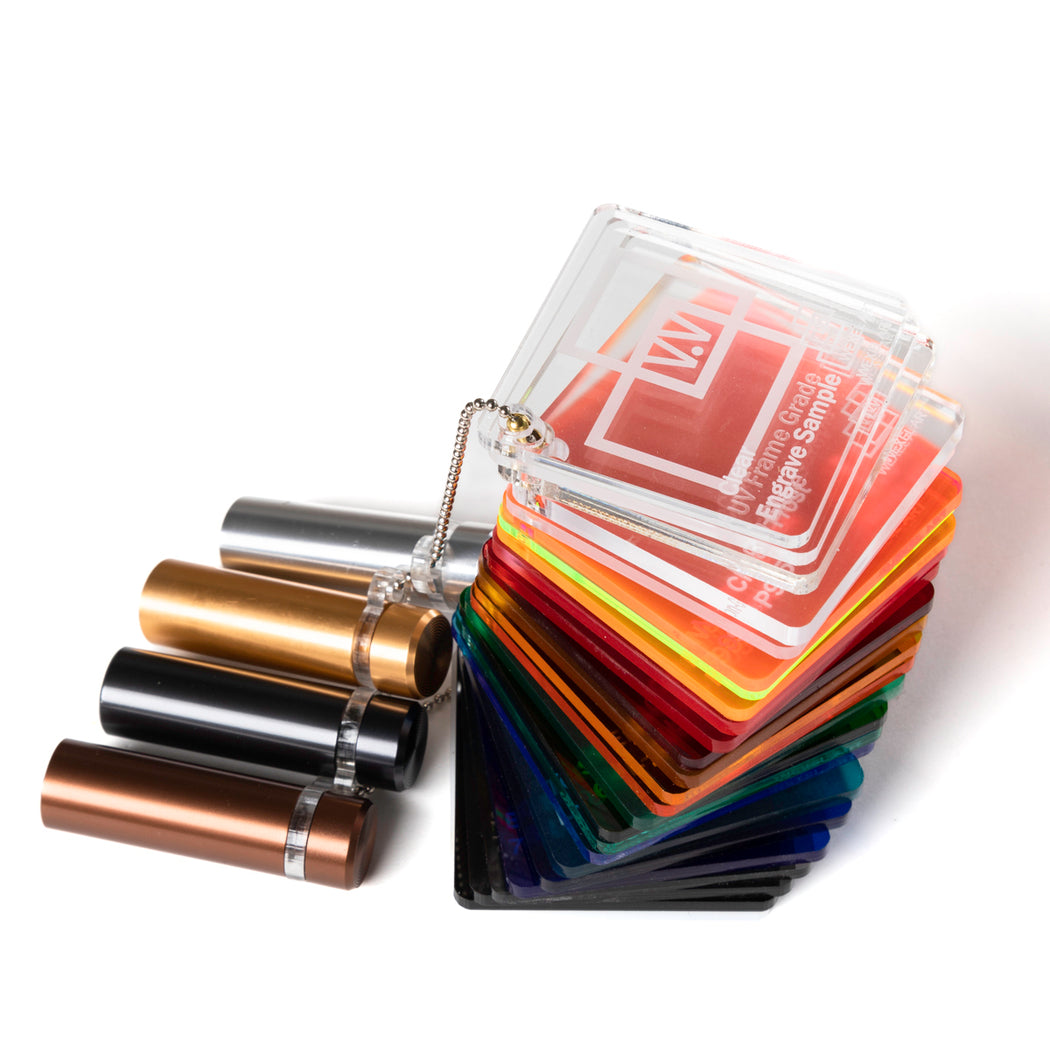 Test Our Colors! Color Chips for Acrylic Wall Frames – Wexel Art