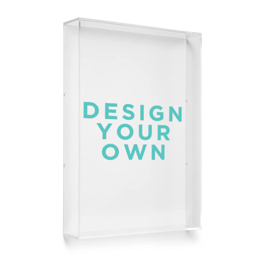 Custom Acrylic Floating Frames | Design Your Own Acrylic Float Frame – Wexel Art